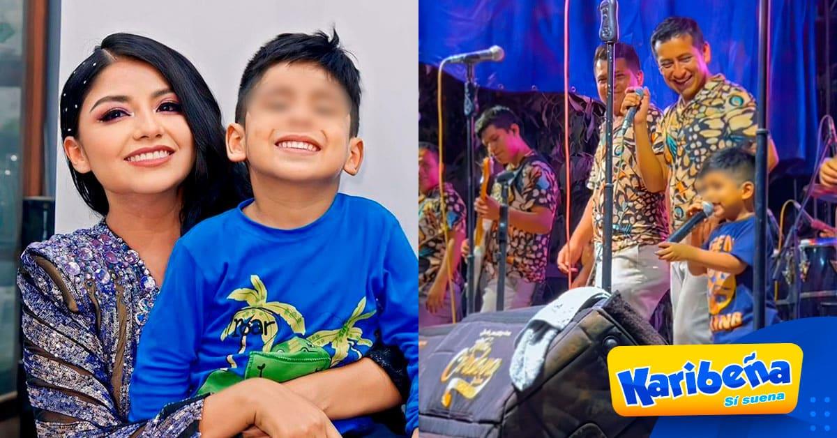 ¡Heredó el talento! Hijo de Nickol Sinchi enternece las redes al cantar ...