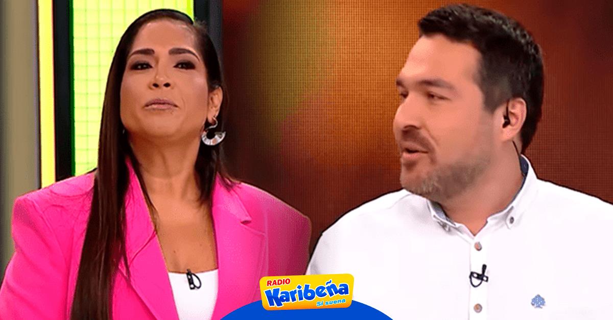 ¡Qué roche! Katia Palma se reencuentra con Giacomo Bocchio, pero él le ...
