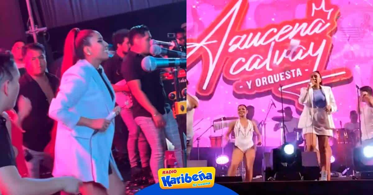 ¡Un espectacular show! Así fue el regreso de Azucena Calvay a los escenarios [VIDEO] - Karibeña