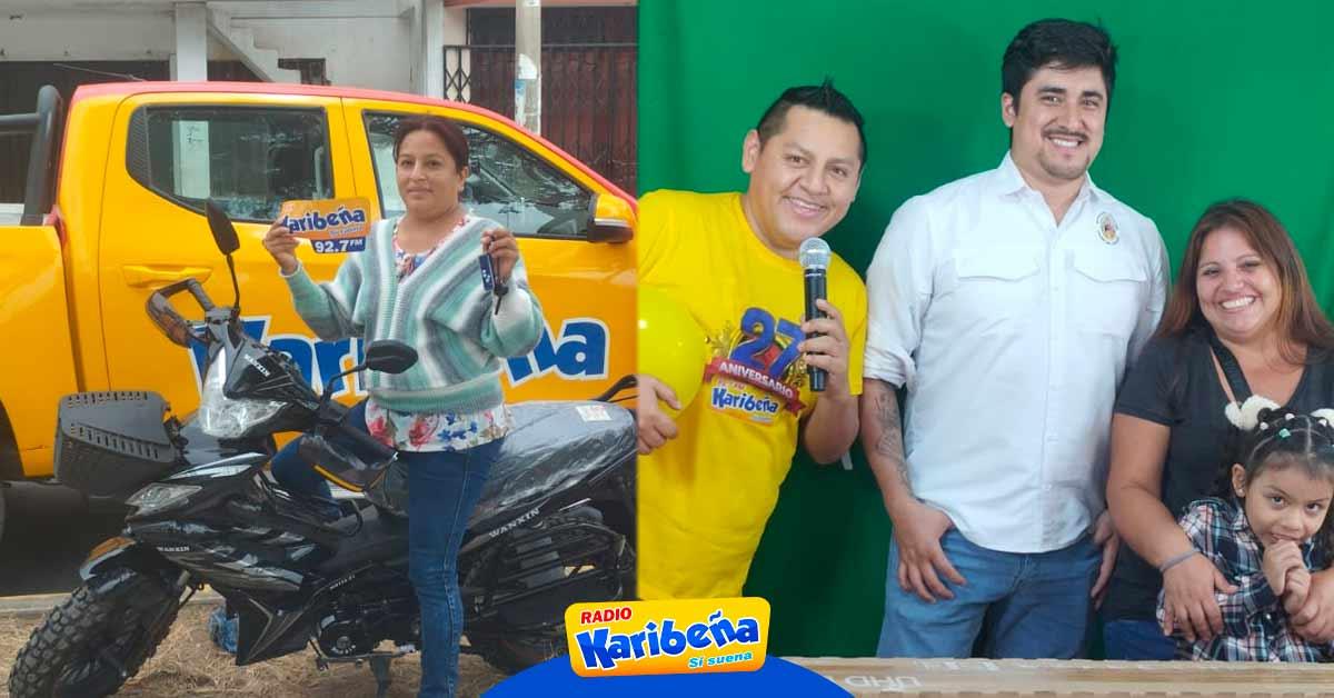 ¡Karibeña sí premia! Ellos ganaron gracias a Karibeña Trujillo en ...