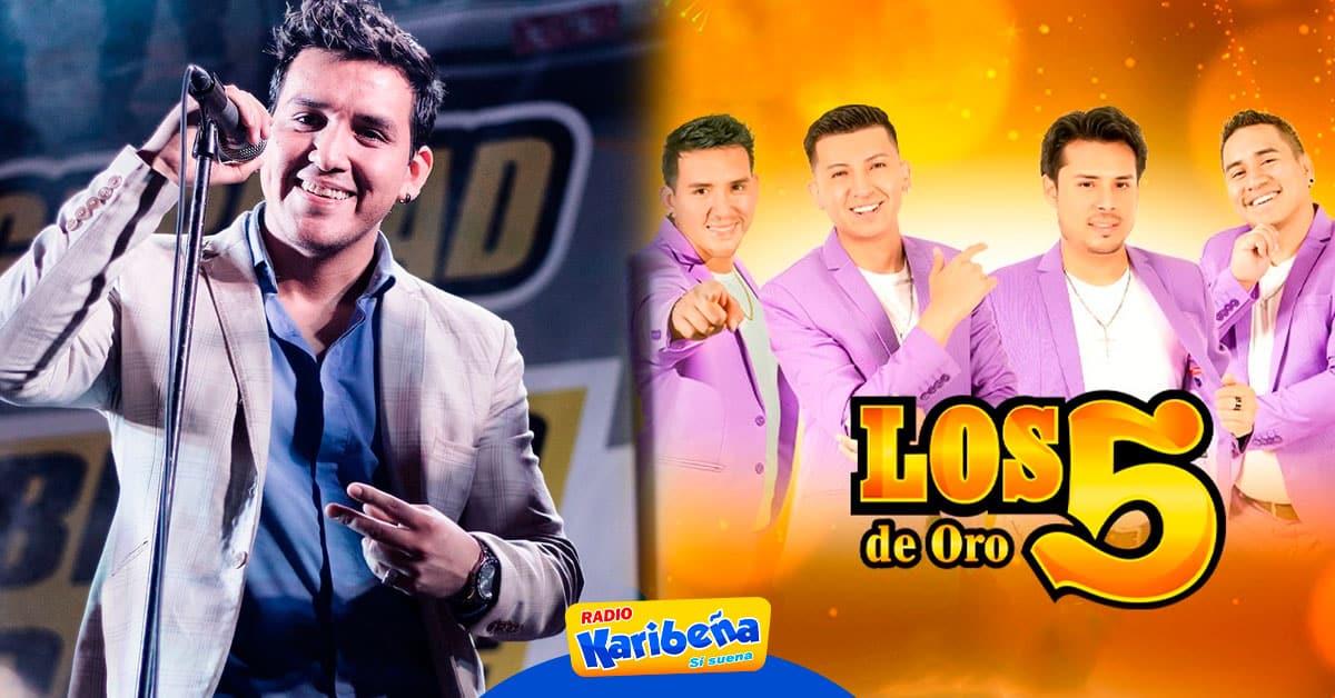 ¡Se suma a la delantera musical! Los 5 de Oro presenta a Renzo Montenegro como su nuevo cantante ...