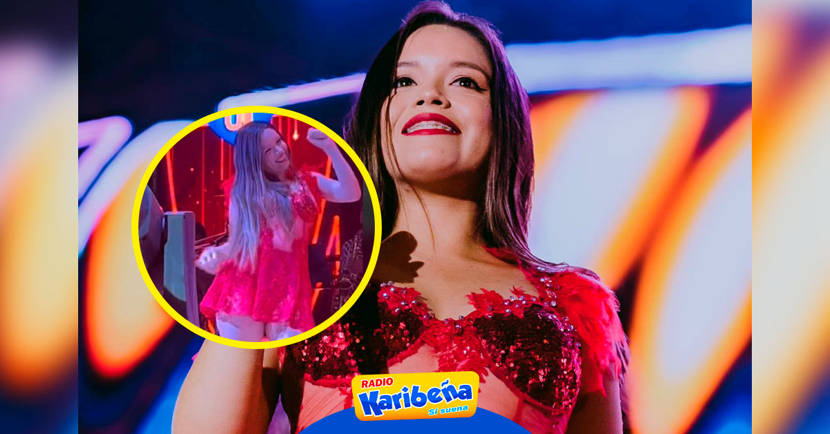 ¡Encantadora! Kiara Lozano se divierte en el escenario y saca sus mejores pasos de baile - Karibeña