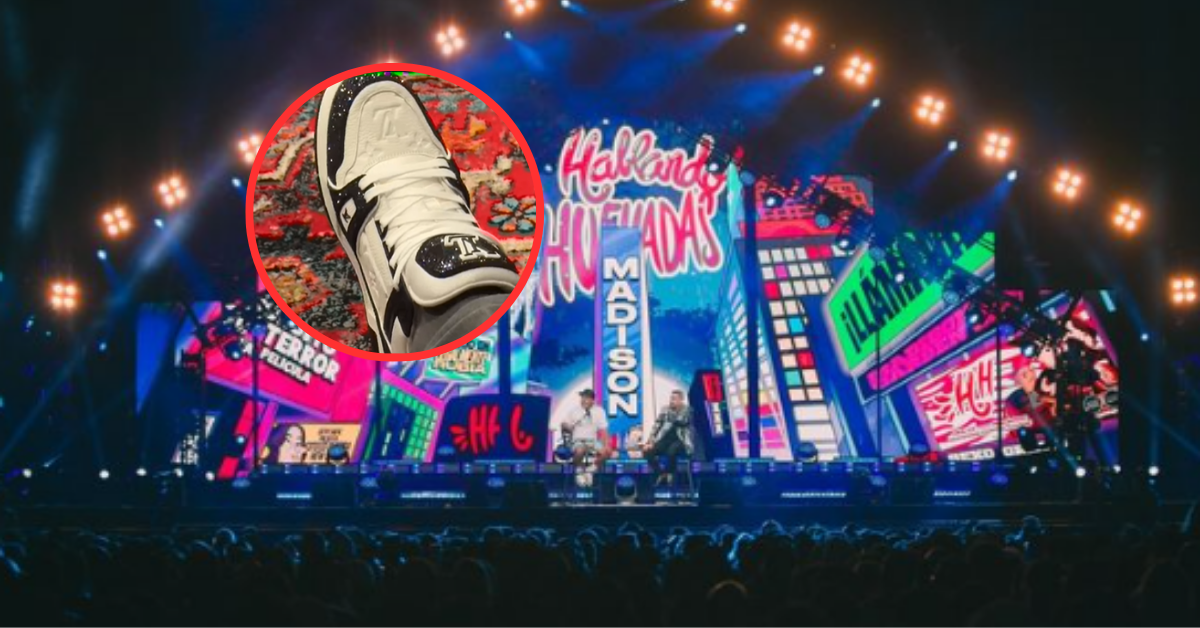 ¡Puro lujo! Jorge Luna lució zapatillas de 20 mil soles en show de ...