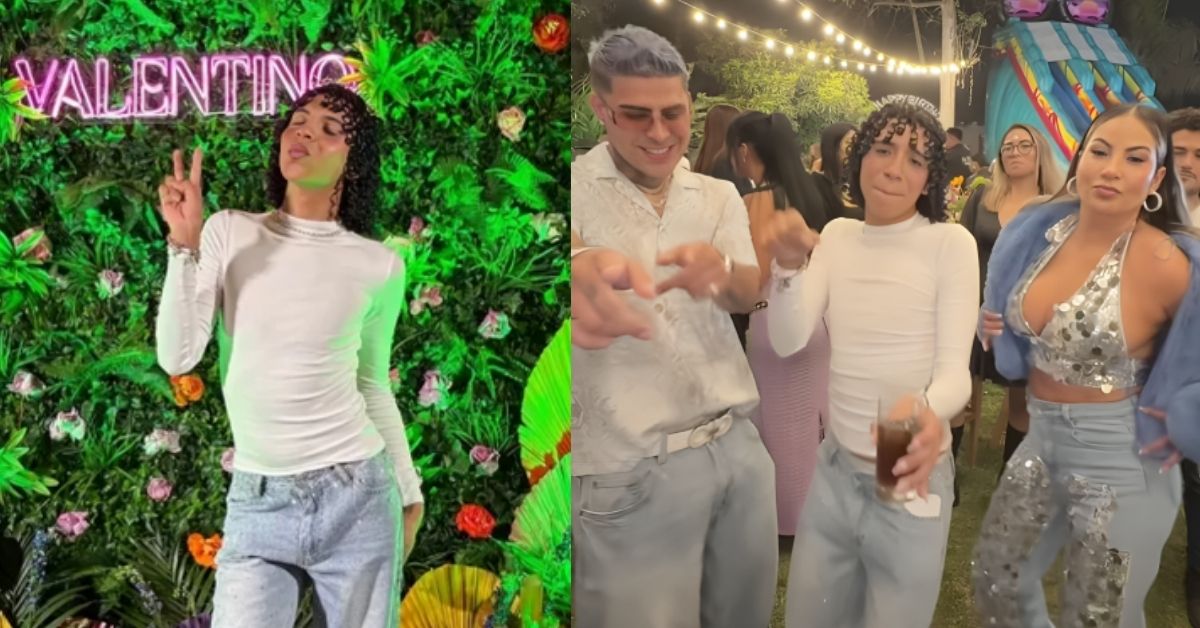 Pamela López y Paul Michael se roban el show en el cumpleaños de ...