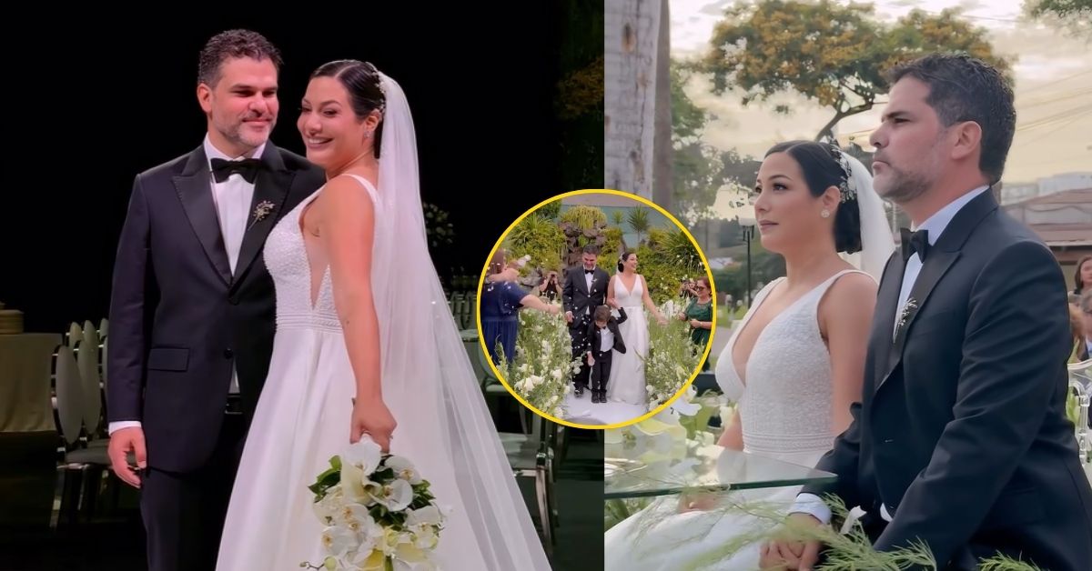 Natalia Salas y Sergio Coloma celebran su boda religiosa en una emotiva ...